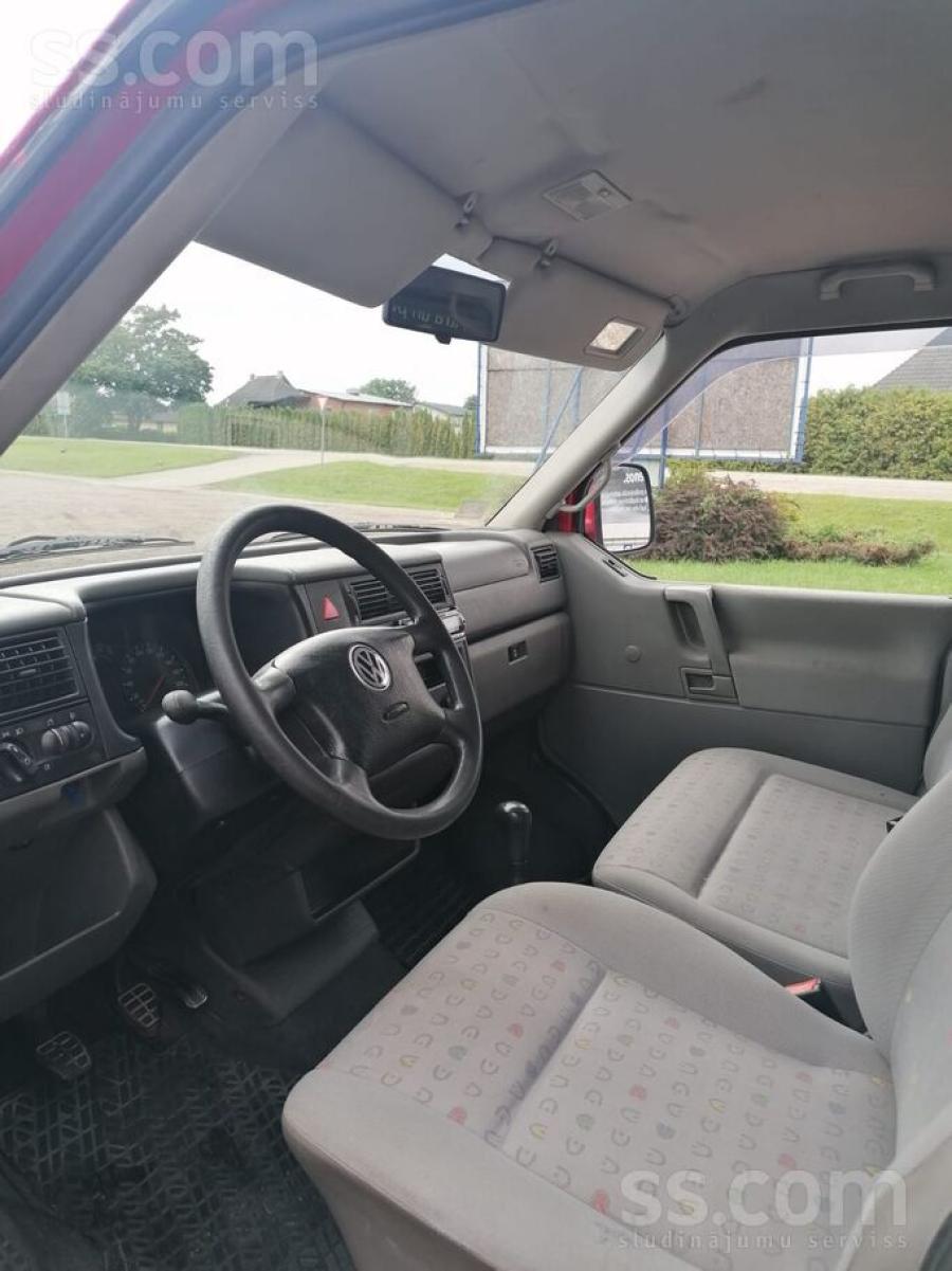 Red Volkswagen T4 1999 in Riga, with an engine capacity of 1.90 L and mileage of 380 thousand km for 2750 €, photo 4 on AUTOMOTO.COM.LV