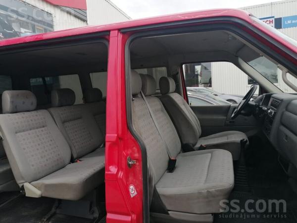 Red Volkswagen T4 1999 in Riga, with an engine capacity of 1.90 L and mileage of 380 thousand km for 2750 €, photo 4 on AUTOMOTO.COM.LV