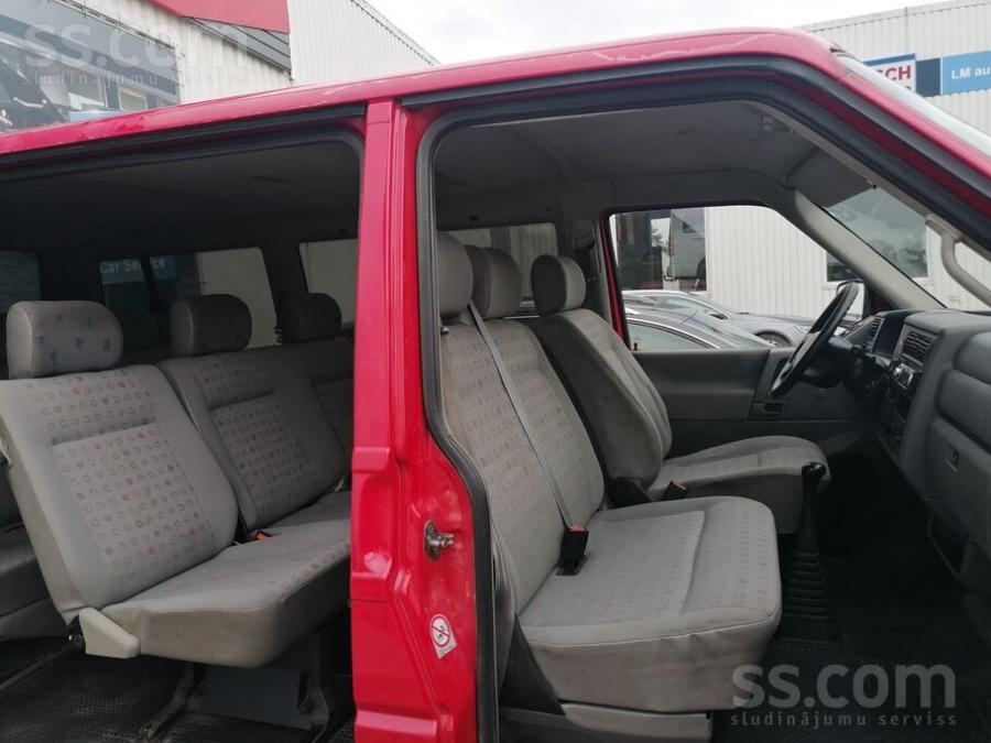 Red Volkswagen T4 1999 in Riga, with an engine capacity of 1.90 L and mileage of 380 thousand km for 2750 €, photo 5 on AUTOMOTO.COM.LV