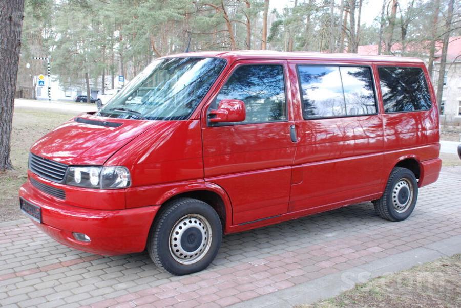 Sarkans Volkswagen T4 2001 Rīga, ar dzinēja tilpumu 2.50 L un nobraukumu 319 tūkst. km par 4800 €, foto 3 vietnē AUTOMOTO.COM.LV