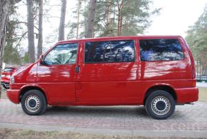 Sarkans Volkswagen T4 2001 Rīga, ar dzinēja tilpumu 2.50 L un nobraukumu 319 tūkst. km par 4800 €, foto 5 vietnē AUTOMOTO.COM.LV