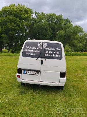 Balts Volkswagen T4 1995 Rēzekne, ar dzinēja tilpumu 2.50 L un nobraukumu 380 tūkst. km par 1200 €, foto 7 vietnē AUTOMOTO.COM.LV