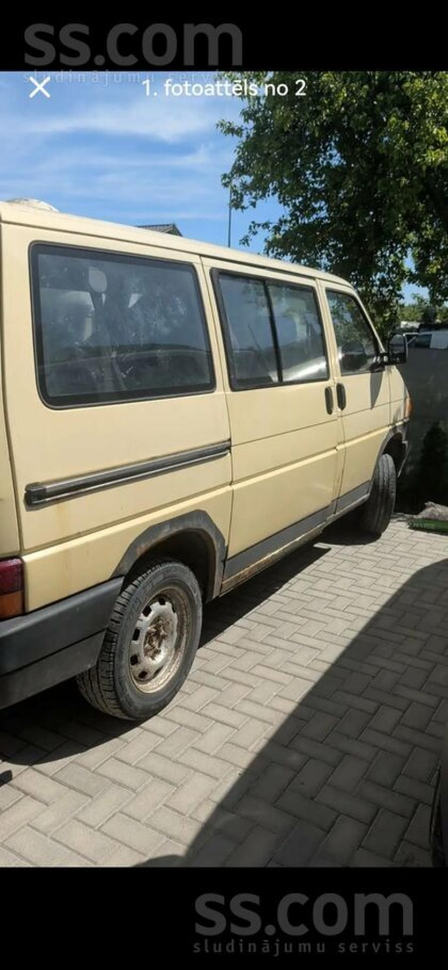 Белый Фольксваген Т4 1995 в Лиепая, объемом двигателя 2.40 л и пробегом 400 тыс. км за 1600 €, фото 3 на AUTOMOTO.COM.LV