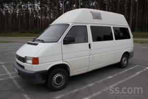 Balts Volkswagen T4 1998 Rīga, ar dzinēja tilpumu 2.40 L un nobraukumu 378 tūkst. km par 3800 €, foto  vietnē AUTOMOTO.COM.LV