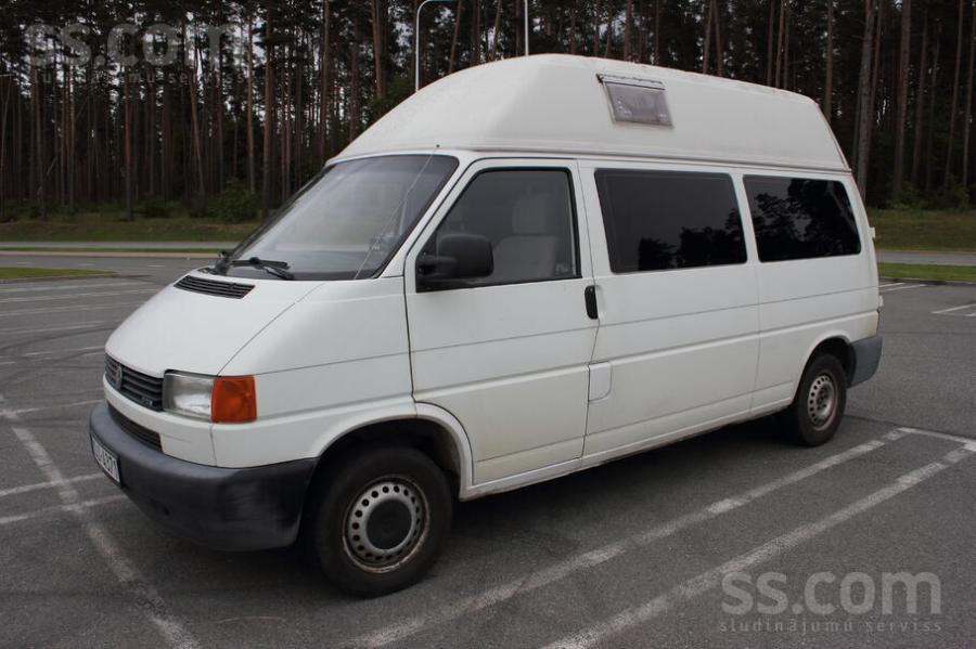 Белый Фольксваген Т4 1998 в Рига, объемом двигателя 2.40 л и пробегом 378 тыс. км за 3800 €, фото 1 на AUTOMOTO.COM.LV