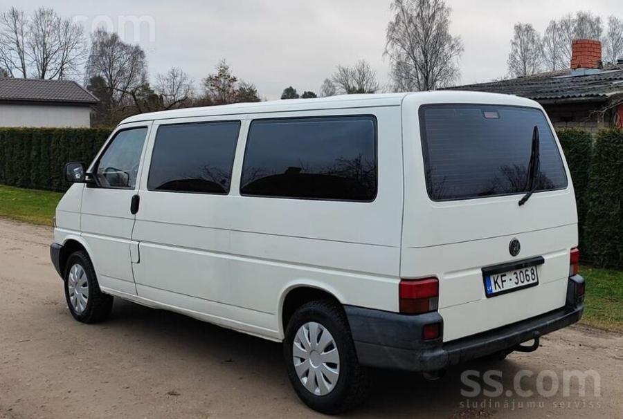 White Volkswagen T4 1999 in Jelgava, with an engine capacity of 2.50 L and mileage of 400 thousand km for 3900 €, photo 4 on AUTOMOTO.COM.LV