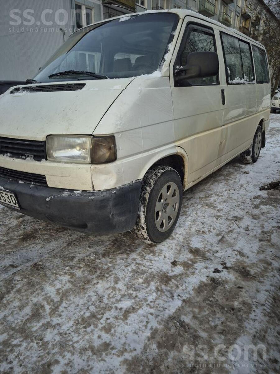 Balts Volkswagen T4 1999 Tukums, ar dzinēja tilpumu 2.50 L un nobraukumu 310 tūkst. km par 1600 €, foto 1 vietnē AUTOMOTO.COM.LV