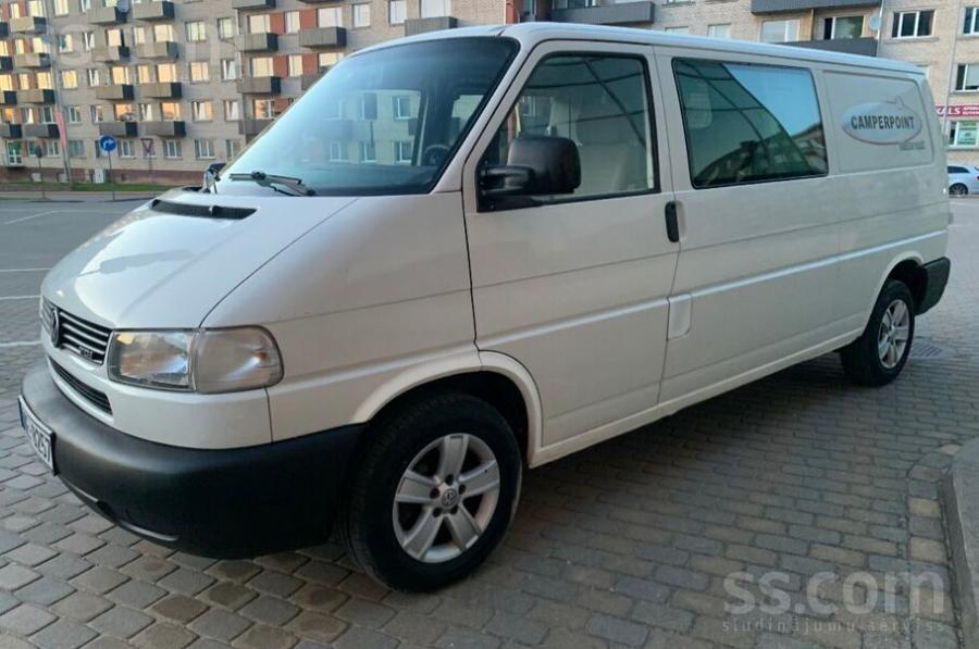 White Volkswagen T4 2000 in Saldus, with an engine capacity of 2.50 L and mileage of 364 thousand km for 1450 €, photo 3 on AUTOMOTO.COM.LV