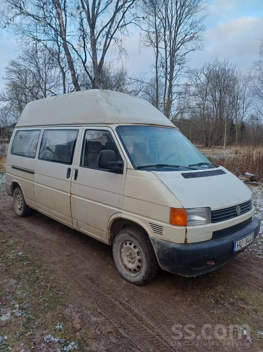 White Volkswagen T4 2000 in Valka, with an engine capacity of 2.50 L and mileage of 542 thousand km for 1600 €, photo 1 on AUTOMOTO.COM.LV