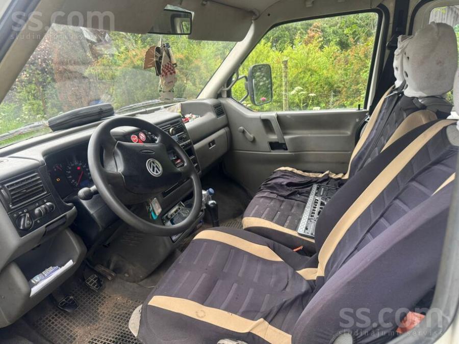 White Volkswagen T4 2000 in Riga, with an engine capacity of 1.90 L and mileage of 256 thousand km for 3100 €, photo 5 on AUTOMOTO.COM.LV