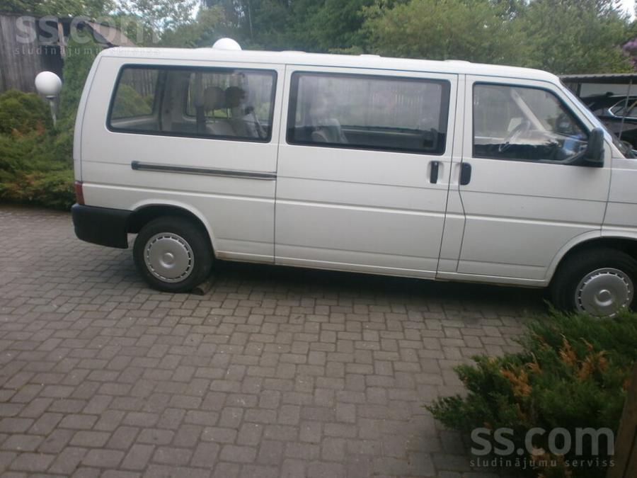 Белый Фольксваген Т4 2000 в Огре, объемом двигателя 2.50 л и пробегом 281 тыс. км за 4199 €, фото 1 на AUTOMOTO.COM.LV