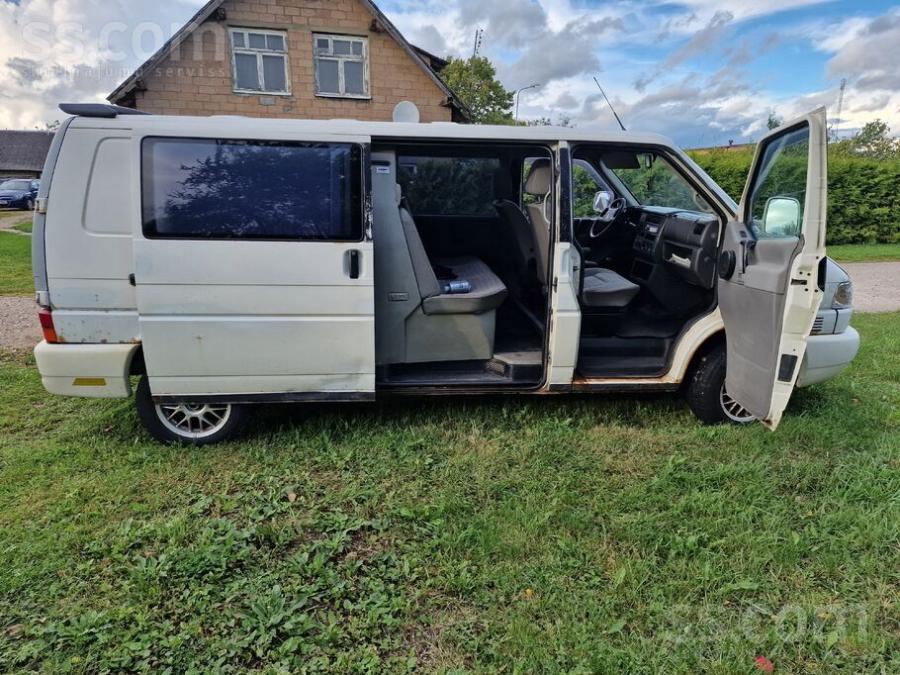 Balts Volkswagen T4 2000 Dobele, ar dzinēja tilpumu 2.50 L un nobraukumu 0 tūkst. km par 1500 €, foto 10 vietnē AUTOMOTO.COM.LV