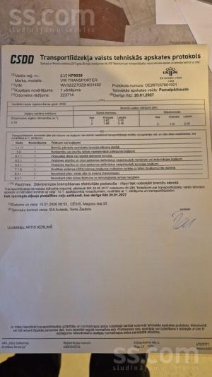Белый Фольксваген Т4 2001 в Цесис, объемом двигателя 1.90 л и пробегом 224 тыс. км за 4500 €, фото 3 на AUTOMOTO.COM.LV