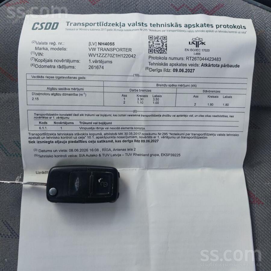 Balts Volkswagen T4 2001 Rīga, ar dzinēja tilpumu 2.50 L un nobraukumu 262 tūkst. km par 3150 €, foto 14 vietnē AUTOMOTO.COM.LV