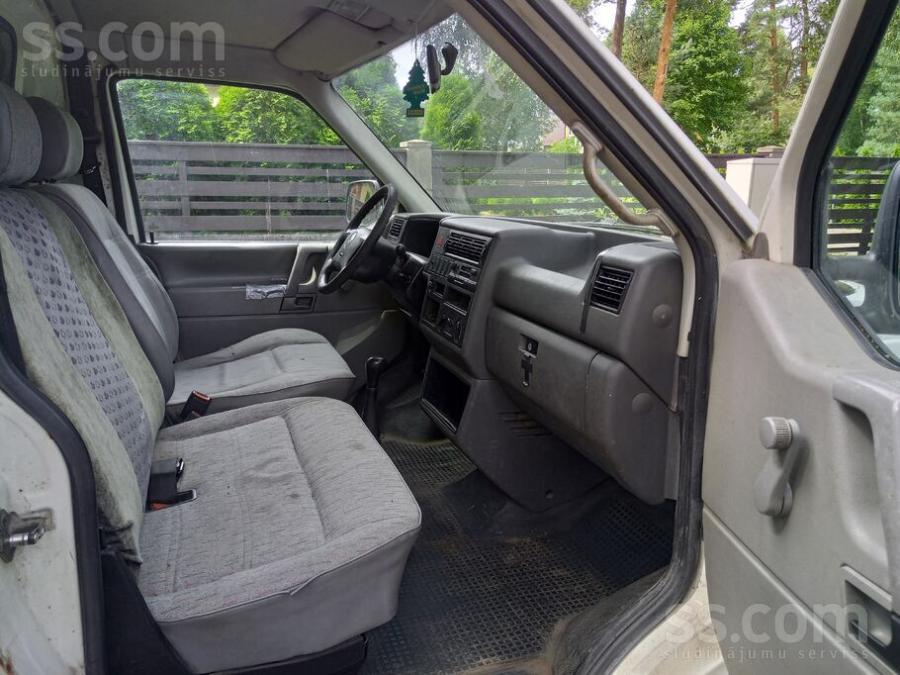 White Volkswagen T4 2002 in Jurmala, with an engine capacity of 2.50 L and mileage of 234 thousand km for 3250 €, photo 14 on AUTOMOTO.COM.LV