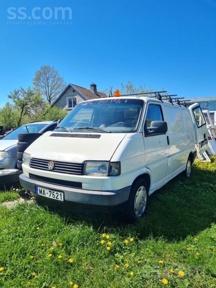White Volkswagen T4 1995 in Ventspils, with an engine capacity of 1.90 L and mileage of 390 thousand km for 3000 €, photo 1 on AUTOMOTO.COM.LV