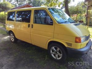 Yellow Volkswagen T4 2001 in Riga, with an engine capacity of 1.90 L and mileage of 298 thousand km for 3100 €, photo 2 on AUTOMOTO.COM.LV