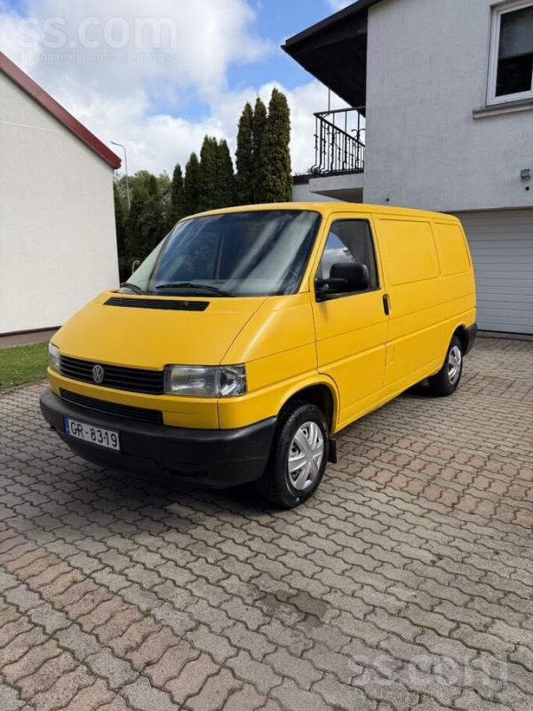 Yellow Volkswagen T4 1998 in Liepaja, with an engine capacity of 1.90 L and mileage of 328 thousand km for 1950 €, photo 1 on AUTOMOTO.COM.LV