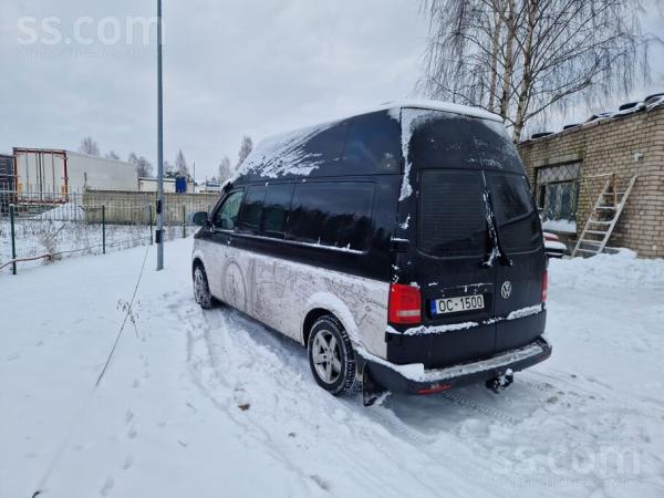 Black Volkswagen T5 2014 in Riga, with an engine capacity of 2.00 L and mileage of 26 thousand km for 15000 €, photo 2 on AUTOMOTO.COM.LV