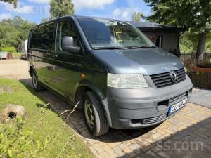 Синий Фольксваген Т5 2004 в Рига, объемом двигателя 1.90 л и пробегом 315 тыс. км за 4480 €, фото 4 на AUTOMOTO.COM.LV