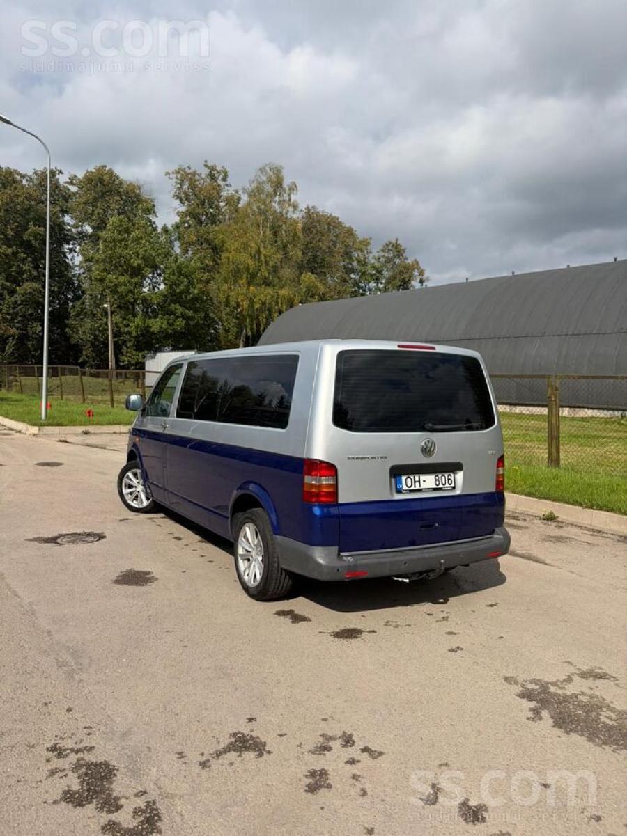 Синий Фольксваген Т5 2004 в Рига, объемом двигателя 2.50 л и пробегом 250 тыс. км за 5600 €, фото 4 на AUTOMOTO.COM.LV