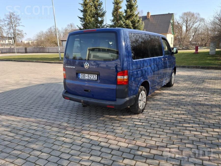 Zils Volkswagen T5 2006 Dobele, ar dzinēja tilpumu 1.90 L un nobraukumu 373 tūkst. km par 5350 €, foto 8 vietnē AUTOMOTO.COM.LV