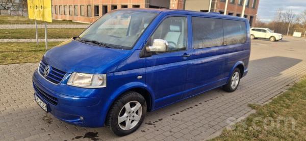 Blue Volkswagen T5 2007 in Riga, with an engine capacity of 2.50 L and mileage of 0 thousand km for 3850 €, photo 2 on AUTOMOTO.COM.LV