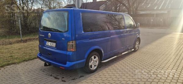 Blue Volkswagen T5 2007 in Riga, with an engine capacity of 2.50 L and mileage of 0 thousand km for 3850 €, photo 5 on AUTOMOTO.COM.LV