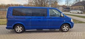 Blue Volkswagen T5 2007 in Riga, with an engine capacity of 2.50 L and mileage of 0 thousand km for 3850 €, photo 6 on AUTOMOTO.COM.LV