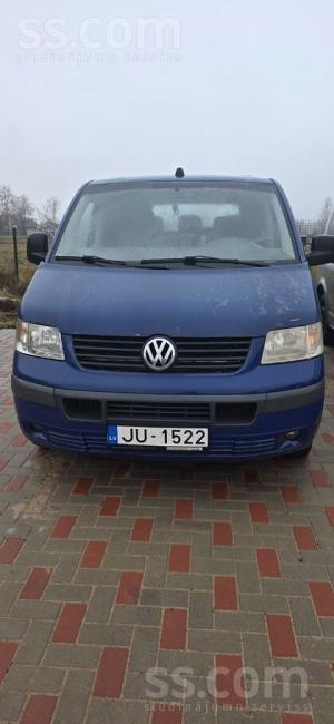 Zils Volkswagen T5 2007 Saldus, ar dzinēja tilpumu 2.50 L un nobraukumu 410 tūkst. km par 3500 €, foto  vietnē AUTOMOTO.COM.LV