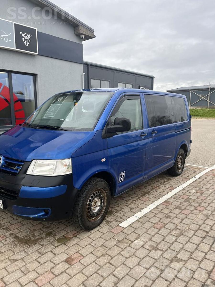 Blue Volkswagen T5 2008 in Saldus, with an engine capacity of 1.90 L and mileage of 500 thousand km for 4000 €, photo 8 on AUTOMOTO.COM.LV