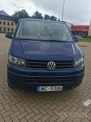 Zils Volkswagen T5 2011 Cēsis, ar dzinēja tilpumu 2.00 L un nobraukumu 350 tūkst. km par 9500 €, foto 4 vietnē AUTOMOTO.COM.LV