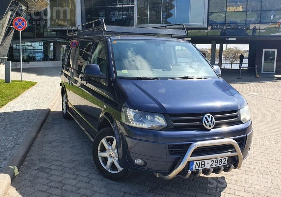 Zils Volkswagen T5 2012 Rīga, ar dzinēja tilpumu 2.00 L un nobraukumu 340 tūkst. km par 13900 €, foto 1 vietnē AUTOMOTO.COM.LV