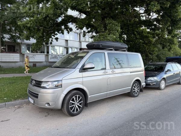 Brown Volkswagen T5 2013 in Riga, with an engine capacity of 2.00 L and mileage of 280 thousand km for 11000 €, photo 1 on AUTOMOTO.COM.LV