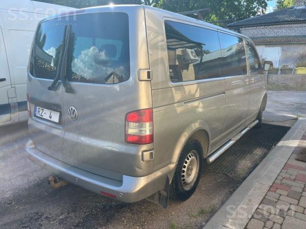 Brown Volkswagen T5 2014 in Riga, with an engine capacity of 2.00 L and mileage of 502 thousand km for 8900 €, photo 4 on AUTOMOTO.COM.LV