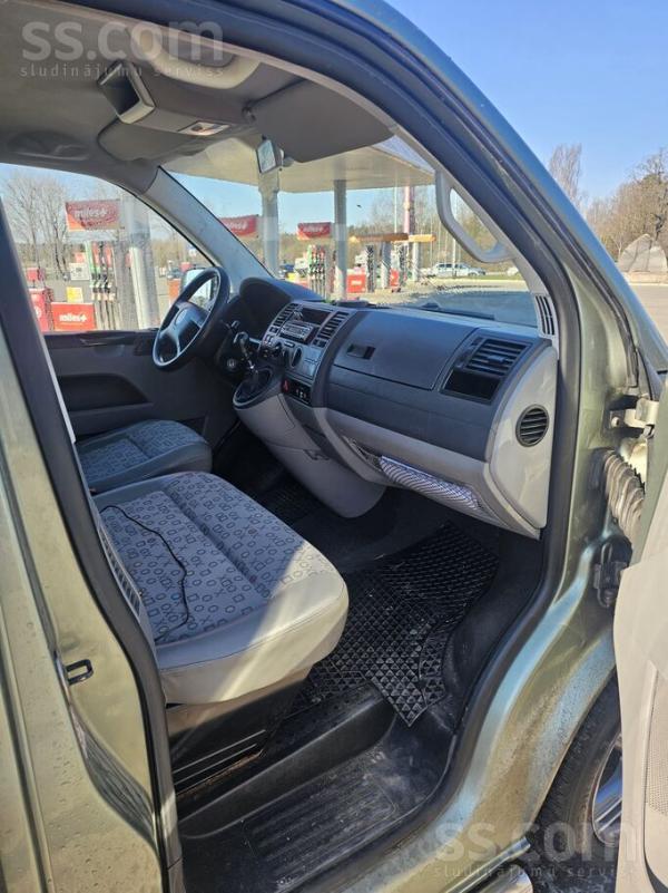 Zaļš Volkswagen T5 2004 Rīga, ar dzinēja tilpumu 2.50 L un nobraukumu 437 tūkst. km par 5500 €, foto 6 vietnē AUTOMOTO.COM.LV