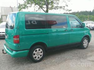 Green Volkswagen T5 2004 in Valmiera, with an engine capacity of 2.50 L and mileage of 579 thousand km for 4250 €, photo 7 on AUTOMOTO.COM.LV