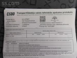 Green Volkswagen T5 2004 in Valmiera, with an engine capacity of 2.50 L and mileage of 579 thousand km for 4250 €, photo 18 on AUTOMOTO.COM.LV