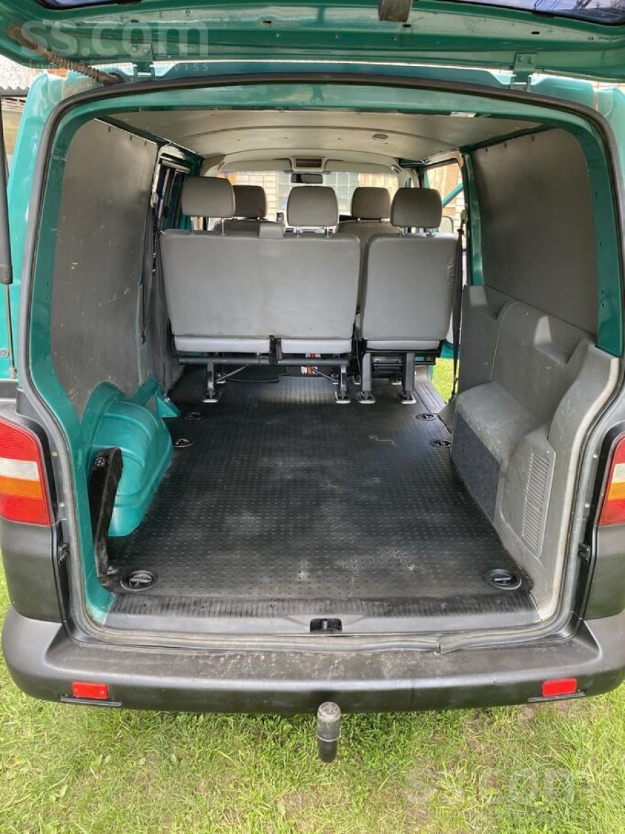 Zaļš Volkswagen T5 2008 Daugavpils, ar dzinēja tilpumu 1.90 L un nobraukumu 445 tūkst. km par 4200 €, foto 7 vietnē AUTOMOTO.COM.LV
