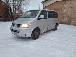 Grey Volkswagen T5 2005 in Preili, with an engine capacity of 2.50 L and mileage of 286 thousand km for 3695 €, photo  on AUTOMOTO.COM.LV