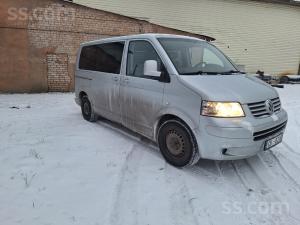 Grey Volkswagen T5 2005 in Preili, with an engine capacity of 2.50 L and mileage of 286 thousand km for 3695 €, photo 2 on AUTOMOTO.COM.LV