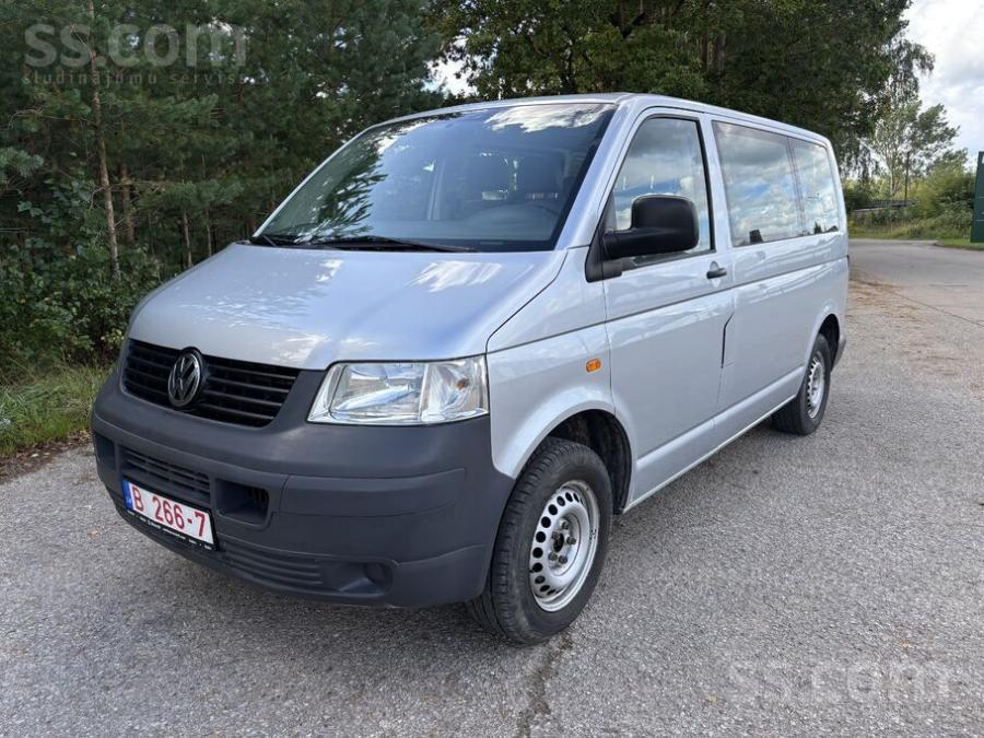 Pelēks Volkswagen T5 2007 Ogre, ar dzinēja tilpumu 1.90 L un nobraukumu 193 tūkst. km par 7100 €, foto 4 vietnē AUTOMOTO.COM.LV