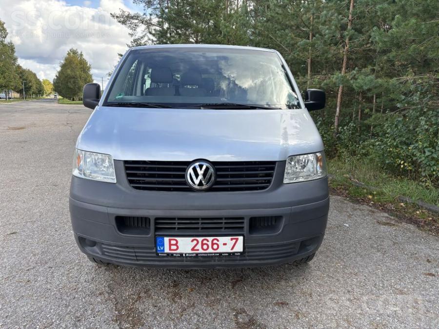 Pelēks Volkswagen T5 2007 Ogre, ar dzinēja tilpumu 1.90 L un nobraukumu 193 tūkst. km par 7100 €, foto 6 vietnē AUTOMOTO.COM.LV