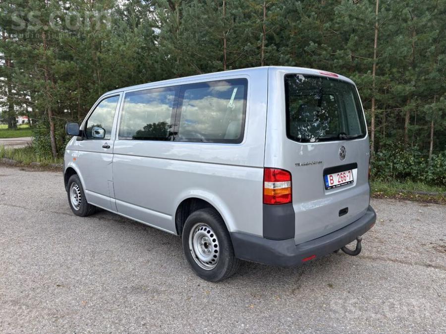 Pelēks Volkswagen T5 2007 Ogre, ar dzinēja tilpumu 1.90 L un nobraukumu 193 tūkst. km par 7100 €, foto 7 vietnē AUTOMOTO.COM.LV