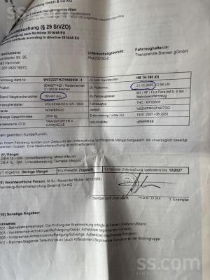 Pelēks Volkswagen T5 2007 Ogre, ar dzinēja tilpumu 1.90 L un nobraukumu 193 tūkst. km par 7100 €, foto 18 vietnē AUTOMOTO.COM.LV