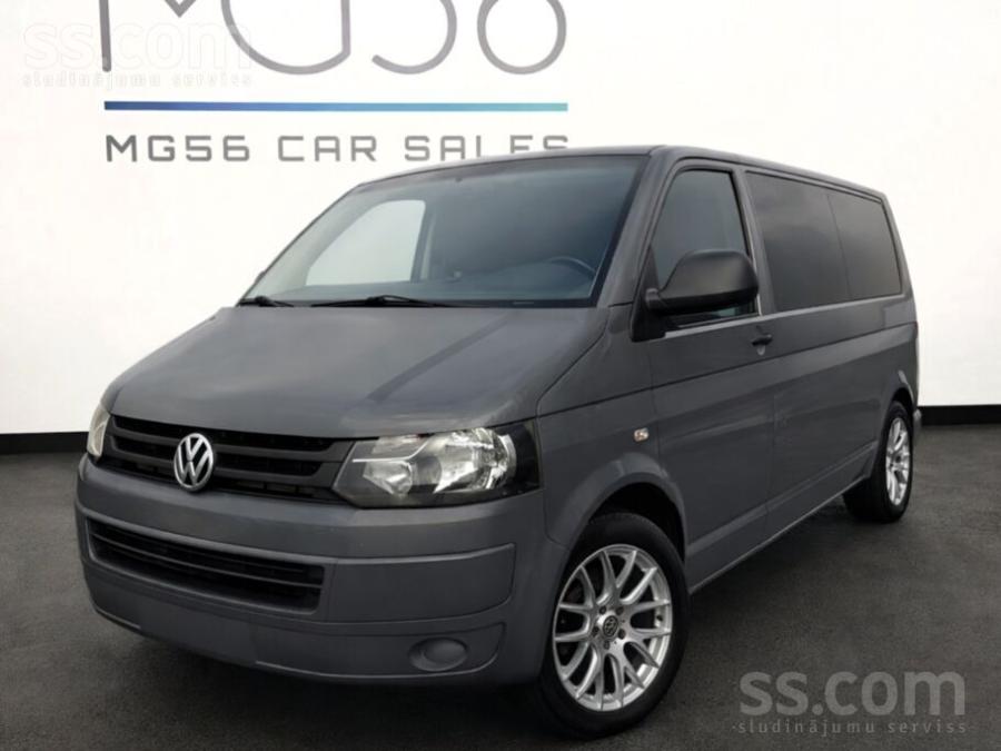 Pelēks Volkswagen T5 2010 Rīga, ar dzinēja tilpumu 2.00 L un nobraukumu 297 tūkst. km par 9900 €, foto 1 vietnē AUTOMOTO.COM.LV