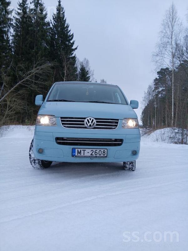 Volkswagen T5 2004 Jelgava, ar dzinēja tilpumu 2.50 L un nobraukumu 452 tūkst. km par 6400 €, foto 1 vietnē AUTOMOTO.COM.LV