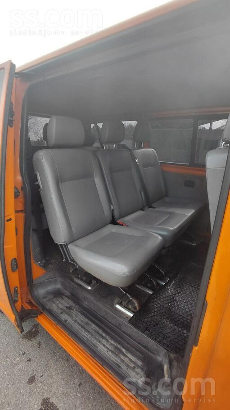 Oranžs Volkswagen T5 2006 Daugavpils, ar dzinēja tilpumu 1.90 L un nobraukumu 376 tūkst. km par 5000 €, foto 8 vietnē AUTOMOTO.COM.LV