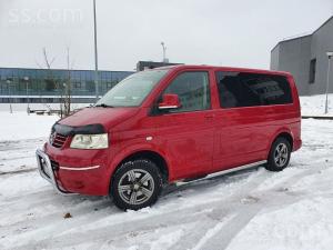 Red Volkswagen T5 2006 in Daugavpils, with an engine capacity of 1.90 L and mileage of 190 thousand km for 11000 €, photo  on AUTOMOTO.COM.LV