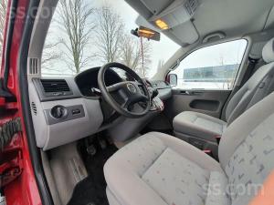 Sarkans Volkswagen T5 2006 Daugavpils, ar dzinēja tilpumu 1.90 L un nobraukumu 190 tūkst. km par 11000 €, foto 6 vietnē AUTOMOTO.COM.LV